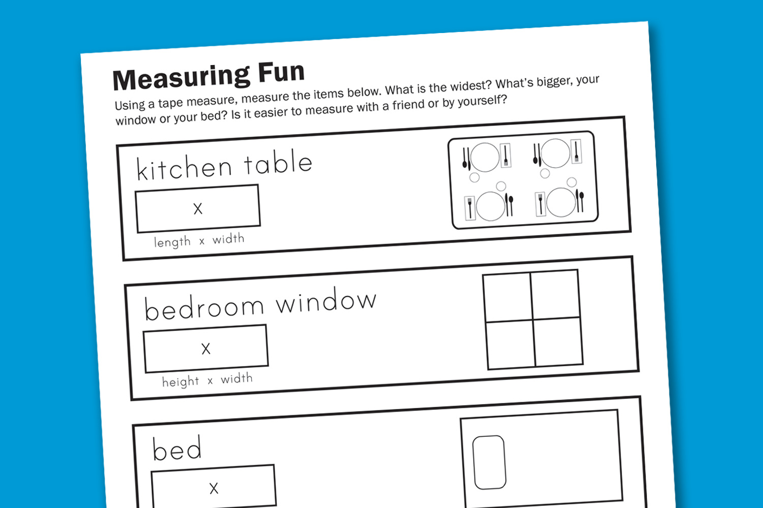 Kitchen Measurements Worksheet Kitchen Math: M… | Free Interactive