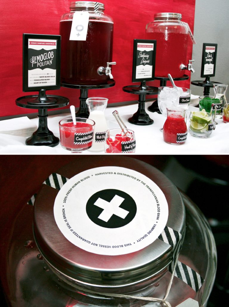How to Make a Halloween Blood Bar - Paging Supermom