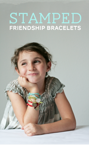 Stamped Bracelets & Freebie Gift Pouch - Paging Supermom