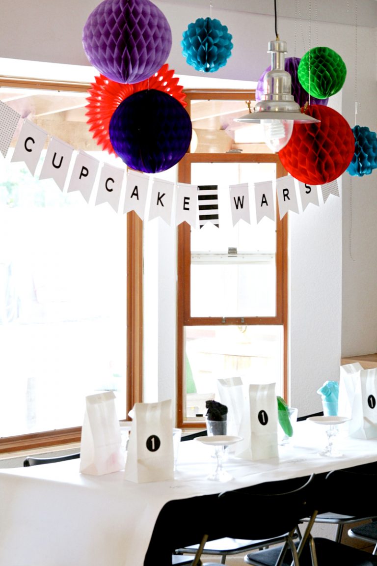 Easy Cupcake Wars Party Ideas - Paging Supermom