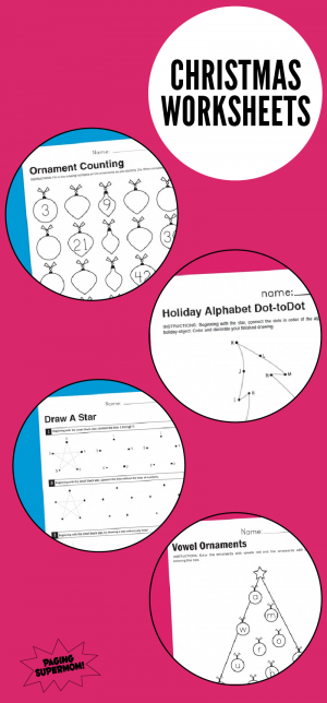 Free Printable Christmas Worksheets - Paging Supermom