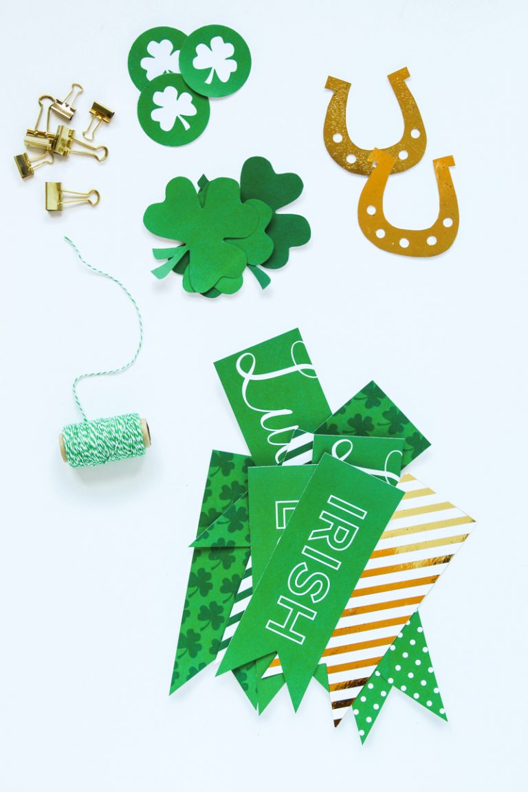 Lucky Charms Banner for St. Patrick's Day - Paging Supermom