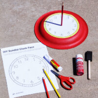 DIY Sundial Kids Craft Project - Paging Supermom