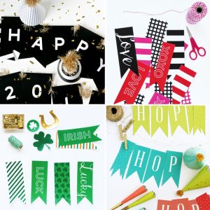 A Year of Printable Banners - Paging Supermom
