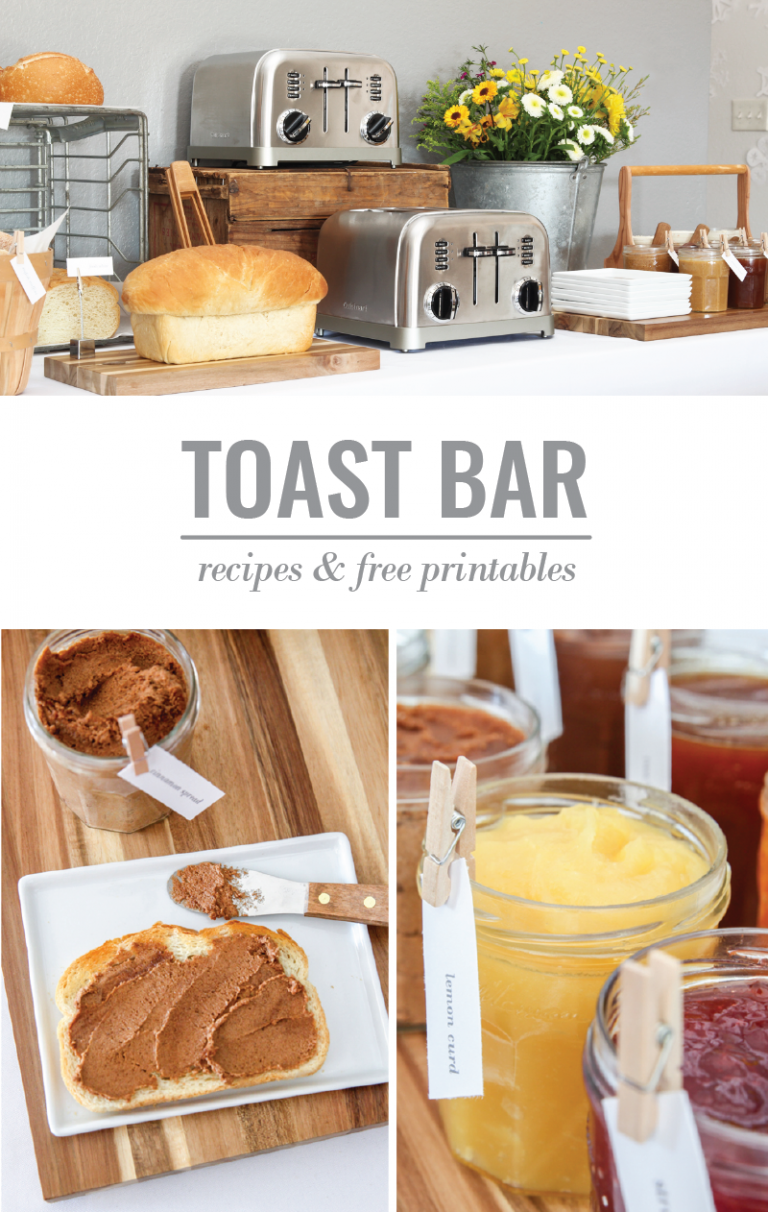 How to Have a Toast Bar - Paging Supermom