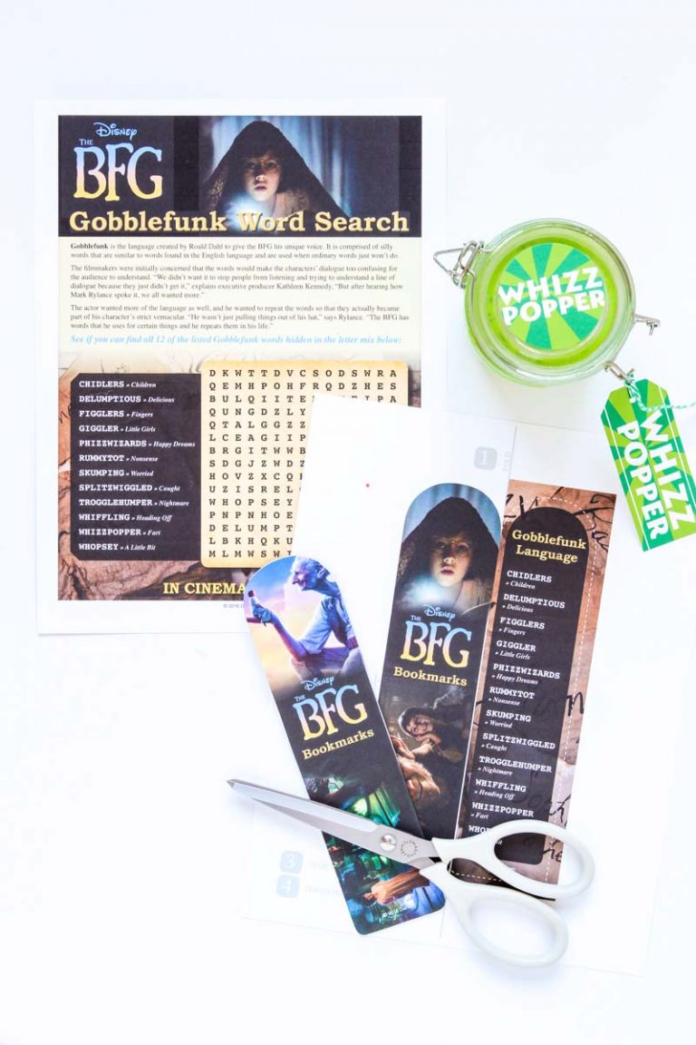 Fun Activities for Roald Dahl's BFG Book - Paging Supermom