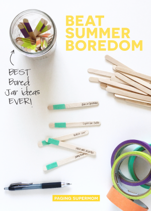 Summer Boredom Busters - Bored Jar with Summer Activity Ideas from ...