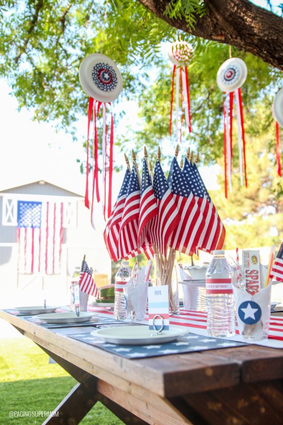 Printable July 4th Decor & Easy Fourth Of July Summer Barbecue Ideas