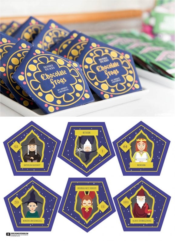 Make Harry Potter Chocolate Frogs - Free Honeydukes Frogs Packaging