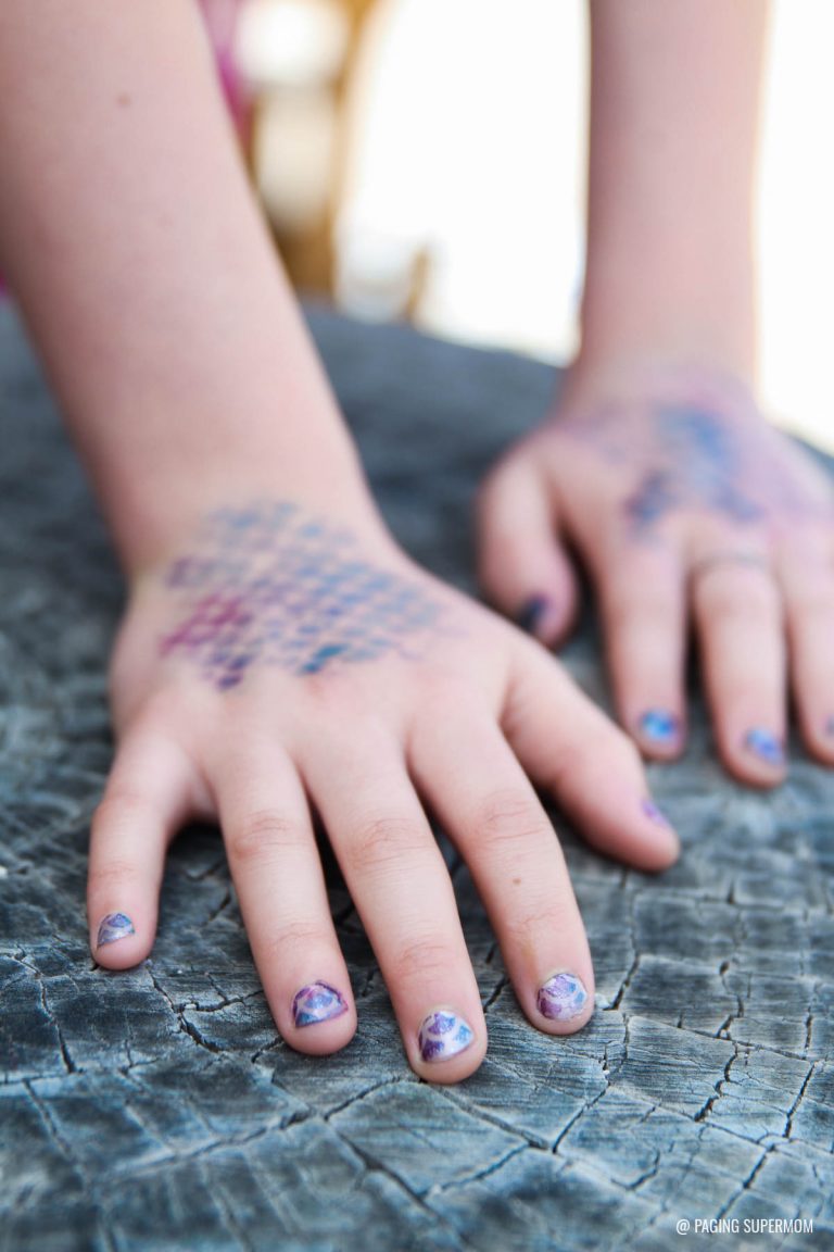 Mermaid Manicure - How to Paint Your Nails Like Mermaid Tails