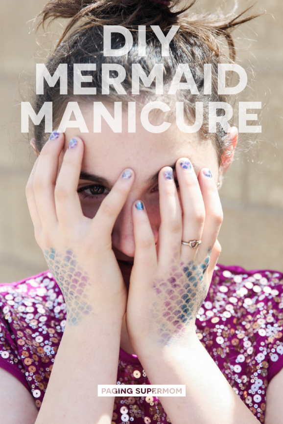 Mermaid Manicure - How to Paint Your Nails Like Mermaid Tails
